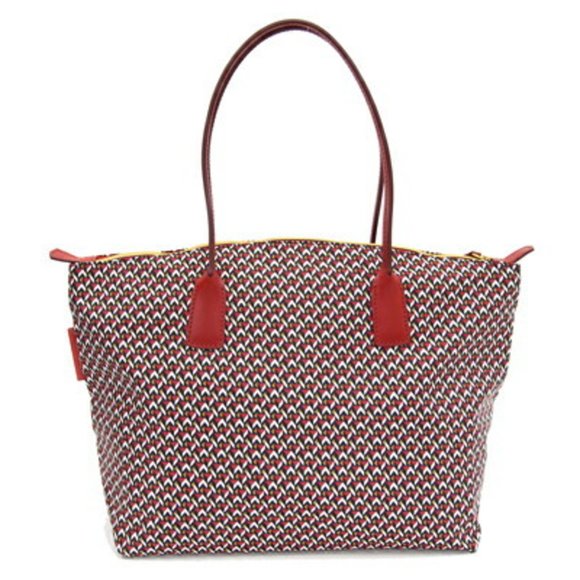 OTHERS | Bags | Roberta Pieri Tote Bag Large Red Brown Black Nylon ...